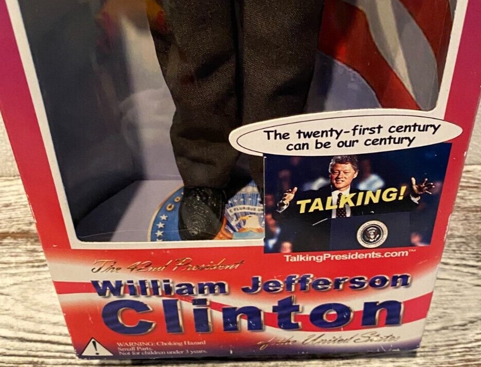 Bill Clinton Talking 12-Inch Figure by Talking Presidents | www ...